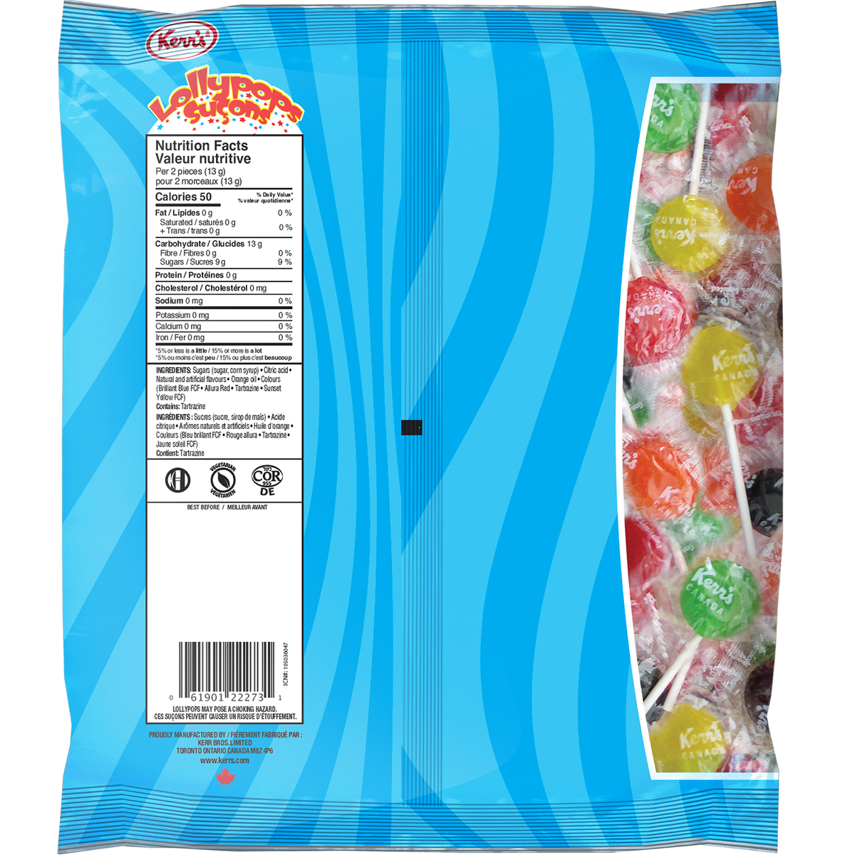Lollypops Assorted 130ct – Kerr's Candy