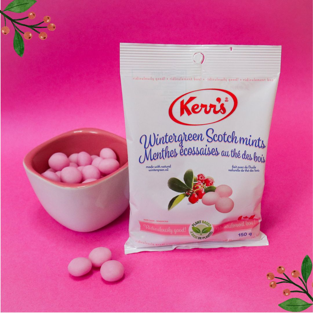Kerr's Wintergreen Scotch Mints 150g – Kerr's Candy