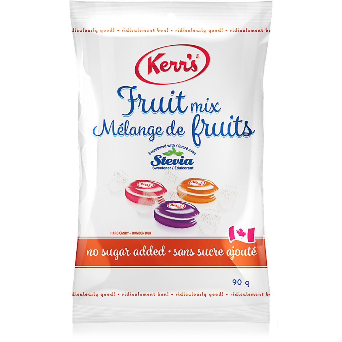 No Sugar Added Fruit Mix with Stevia – Kerr's Candy